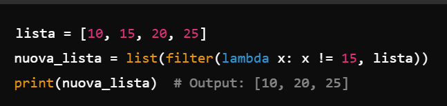 Rimuovere Elemento da Lista Python: Guida | Scuola Moscati