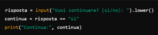 Python: Come Ricevere Dati Input dall'Utente | Scuola Moscati